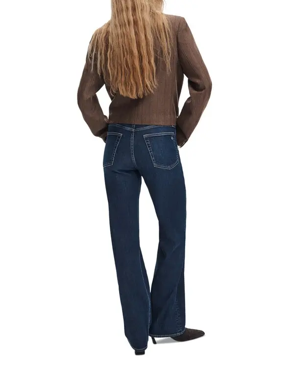 Rag & Bone Shea High-rise Stretch Full Straight Jeans