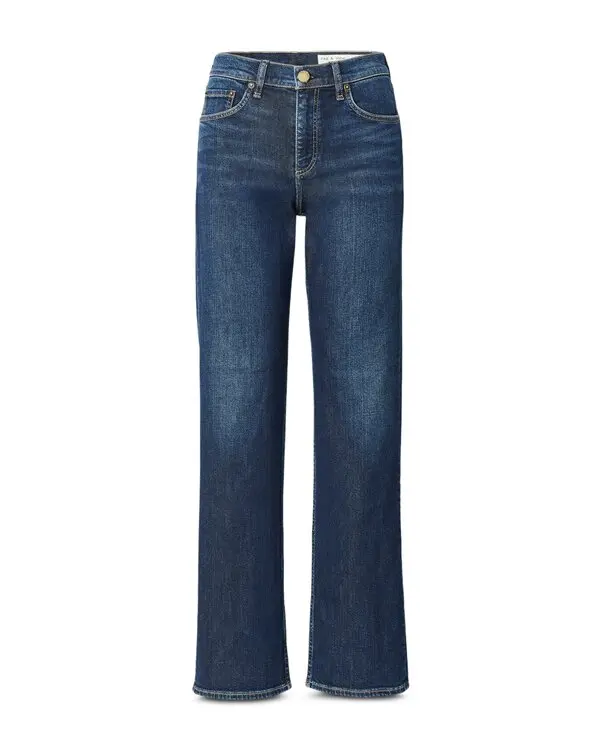 Rag & Bone Shea High-rise Stretch Full Straight Jeans