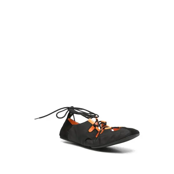 Alaïa Lace-up Ballet Flats