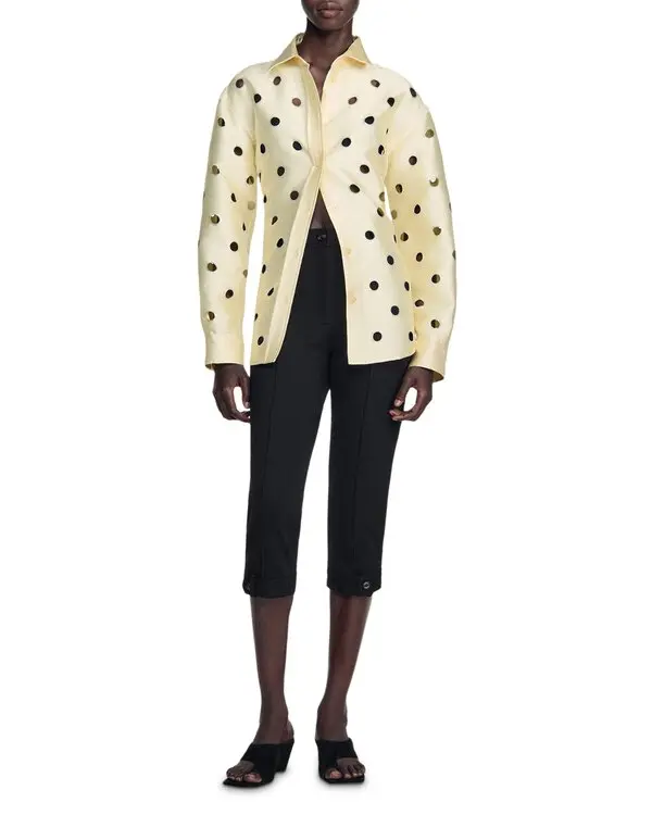 Sandro Safran Slim Capri Pants