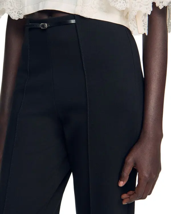 Sandro Sawye Straight Leg Trousers