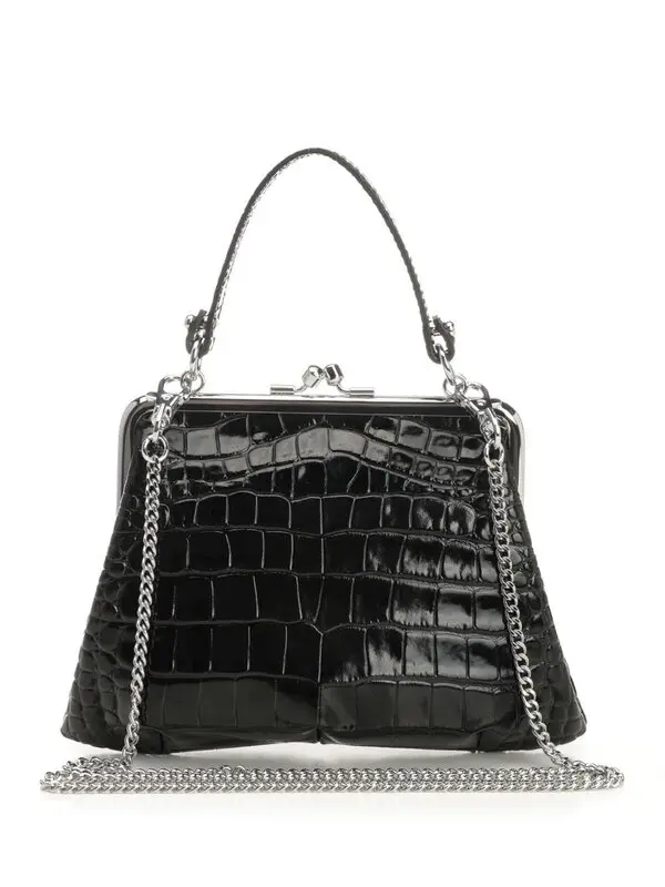 VIVIENNE WESTWOOD Crocodile-print Leather Granny Frame Purse
