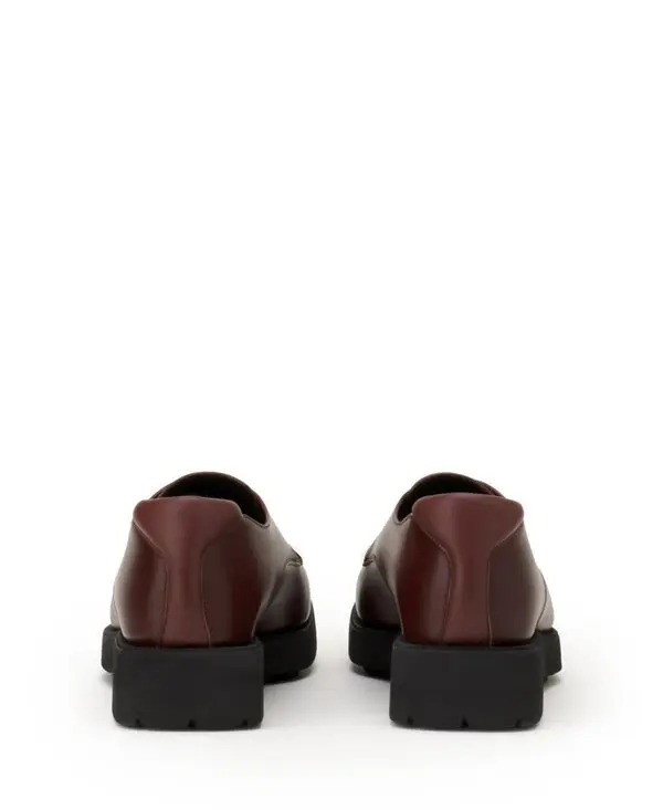 LANVIN Soft Leather Derby Shoes - Brown