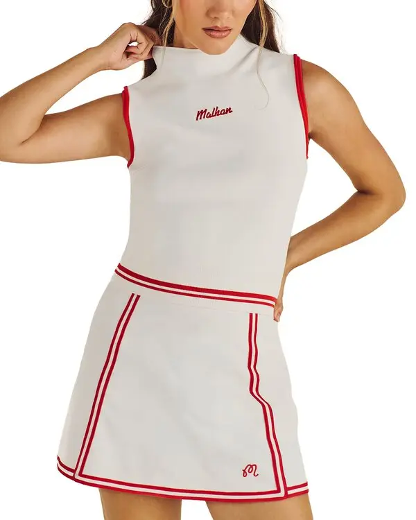 MALBON Kara Mock Neck Vest