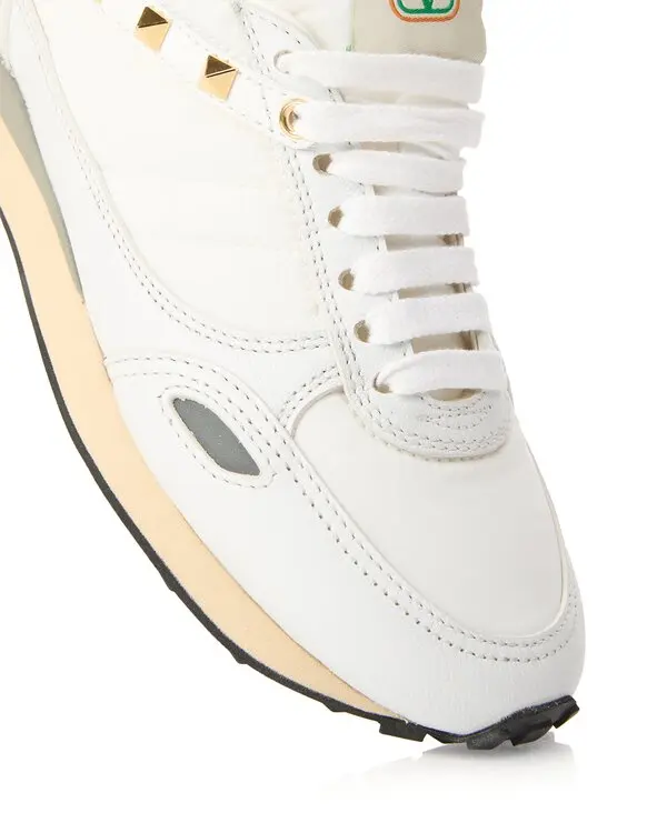 Valentino Garavani Stud Up Embellished Sneakers