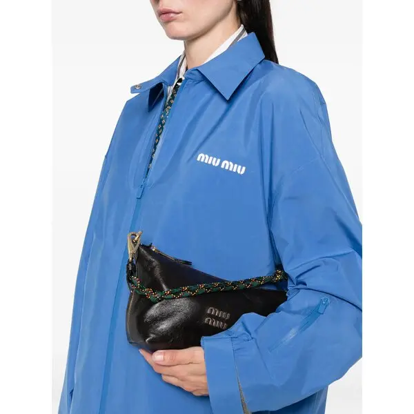 Miu Miu Nappa Leather Shoulder Pouch