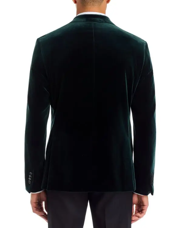 Etro Regular Fit Velvet Peak Lapel Jacket