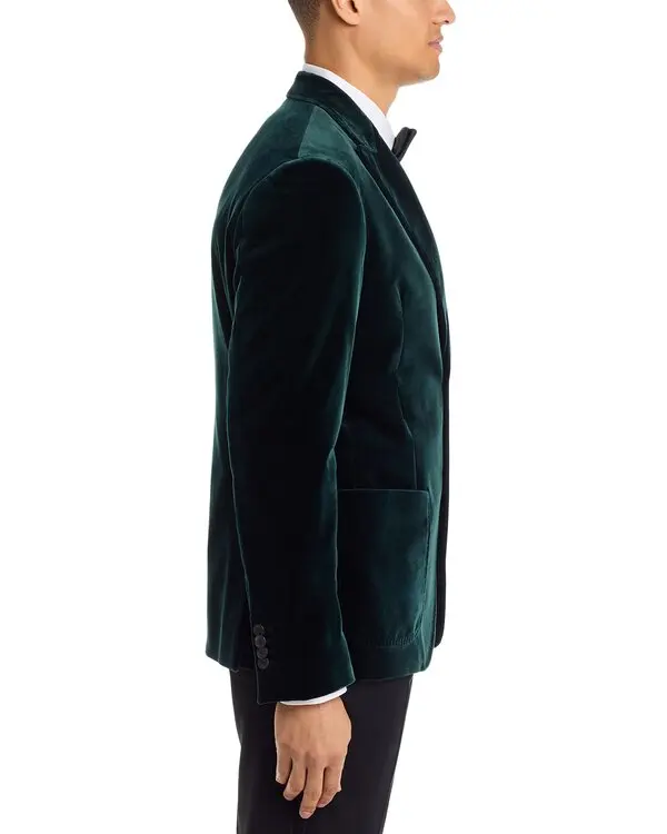 Etro Regular Fit Velvet Peak Lapel Jacket