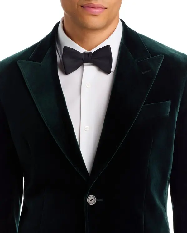 Etro Regular Fit Velvet Peak Lapel Jacket