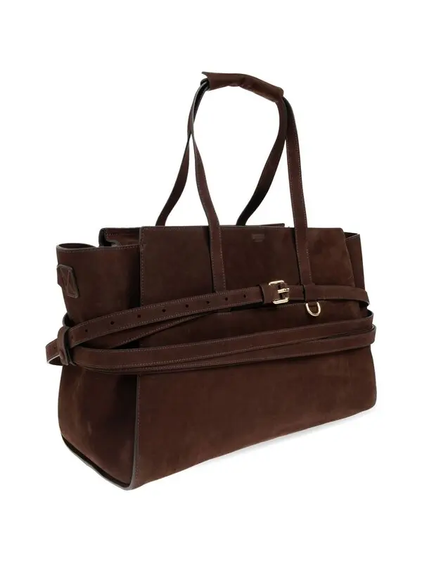 Moschino Tie Me Leather Handbag