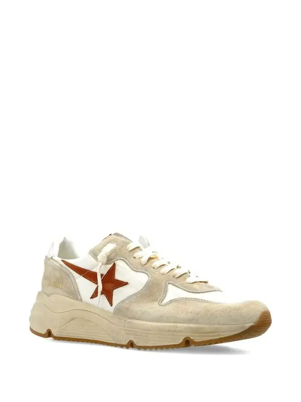 GOLDEN GOOSE Running Sole Nylon And Suede Sneakers