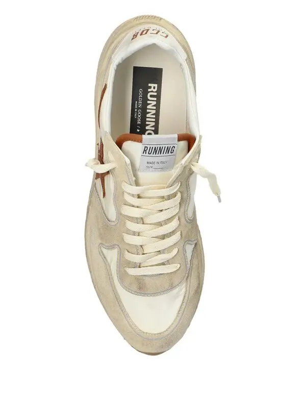 GOLDEN GOOSE Running Sole Nylon And Suede Sneakers