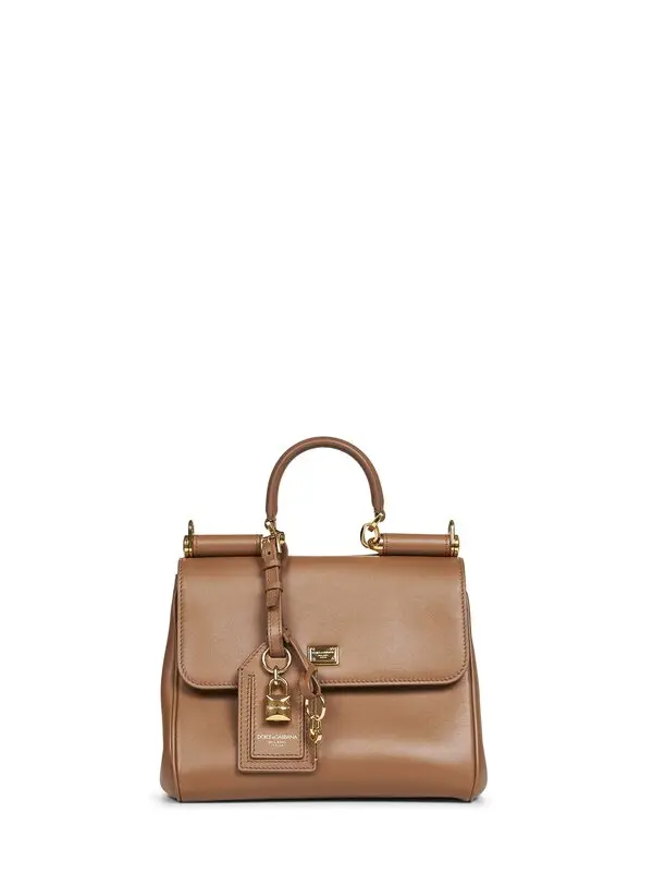 Dolce & Gabbana Caramel My Sicily Small Handbag