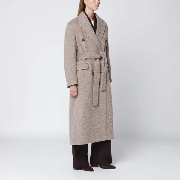 GOLDEN GOOSE Wool-blend Belted Coat