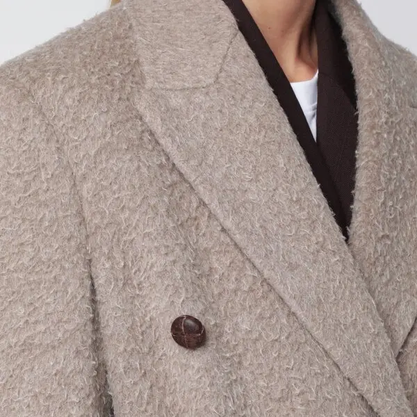 GOLDEN GOOSE Wool-blend Belted Coat