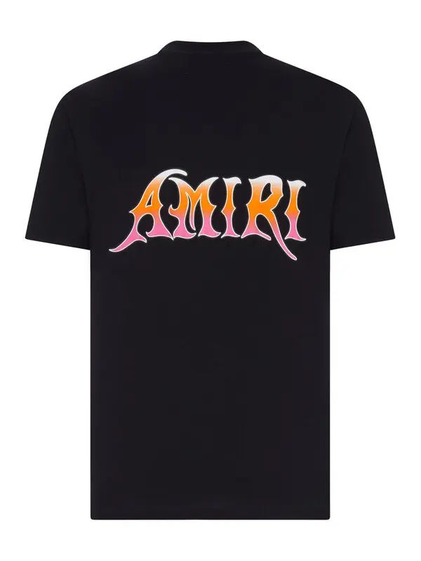Amiri Cotton T-shirt With Front Logo