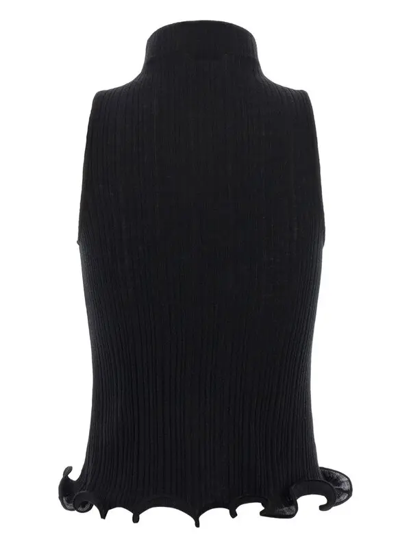 Fendi Logo Cotton Tank Top