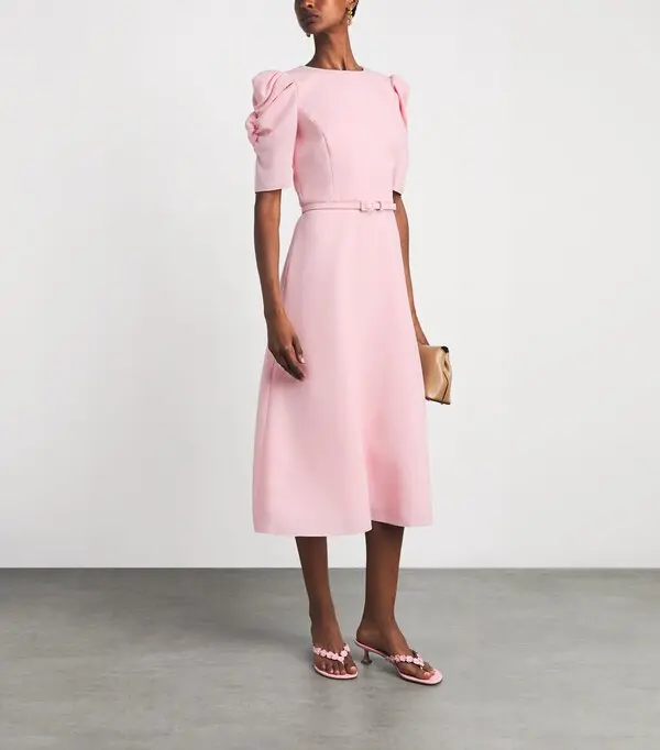 Carolina Herrera Crepe Midi Dress