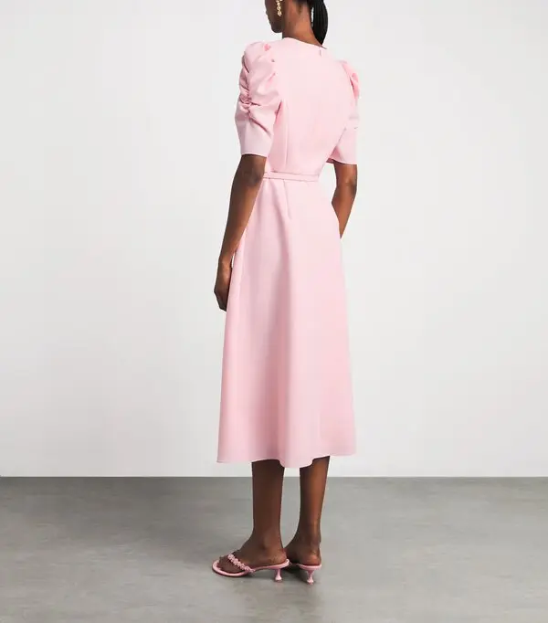 Carolina Herrera Crepe Midi Dress