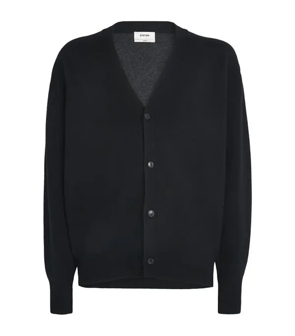 SYSTEM Wool-cashmere V-neck Cardigan