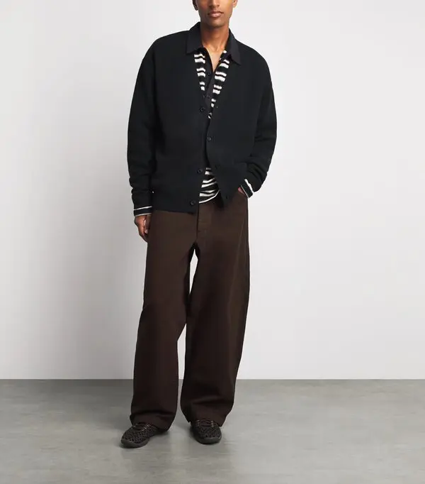 SYSTEM Wool-cashmere V-neck Cardigan