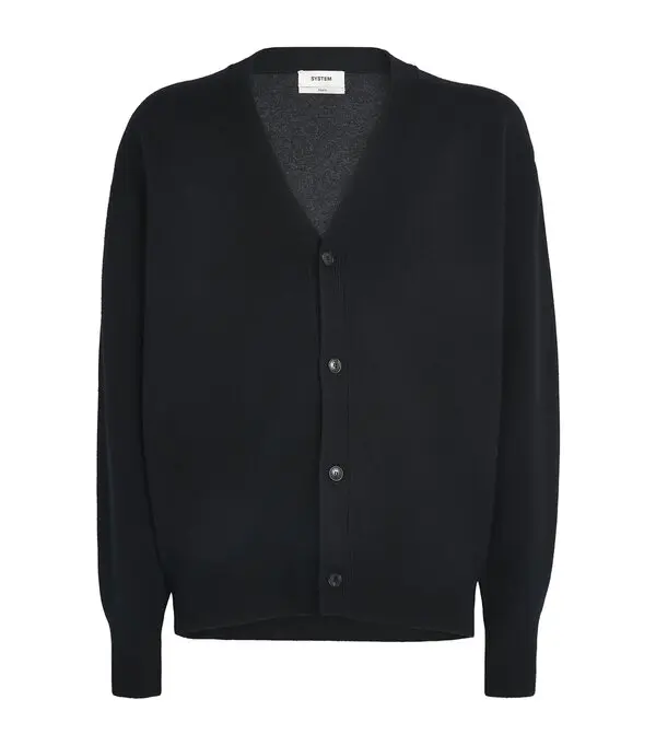 SYSTEM Wool-cashmere V-neck Cardigan