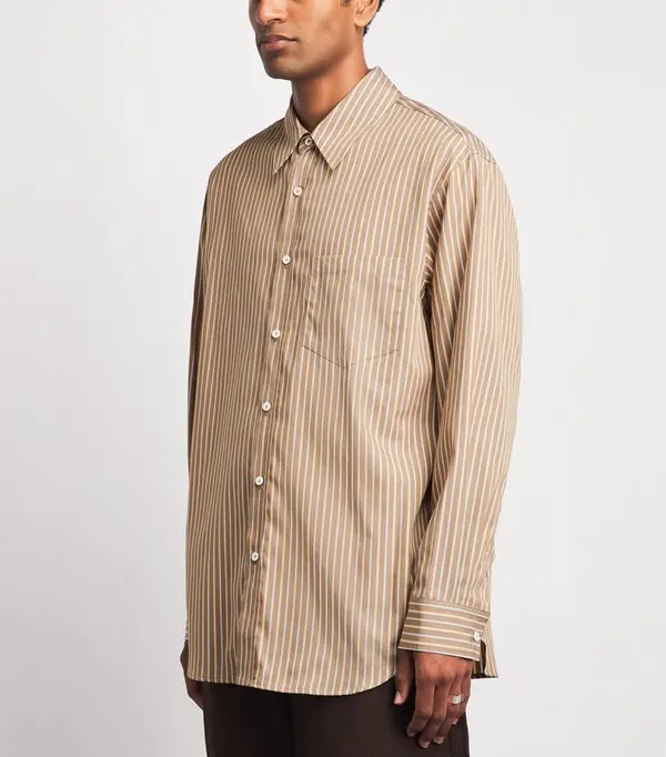 SYSTEM Cotton Stripe Shirt