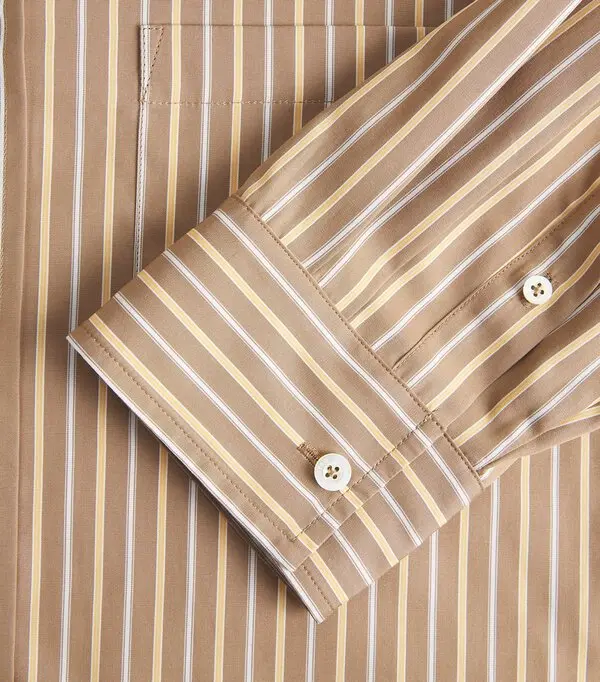 SYSTEM Cotton Stripe Shirt