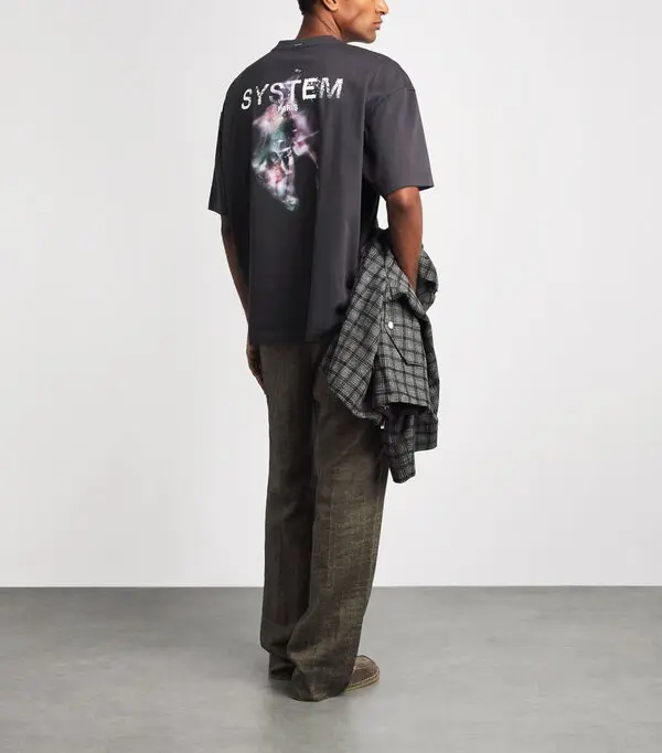 SYSTEM Cotton Logo T-shirt