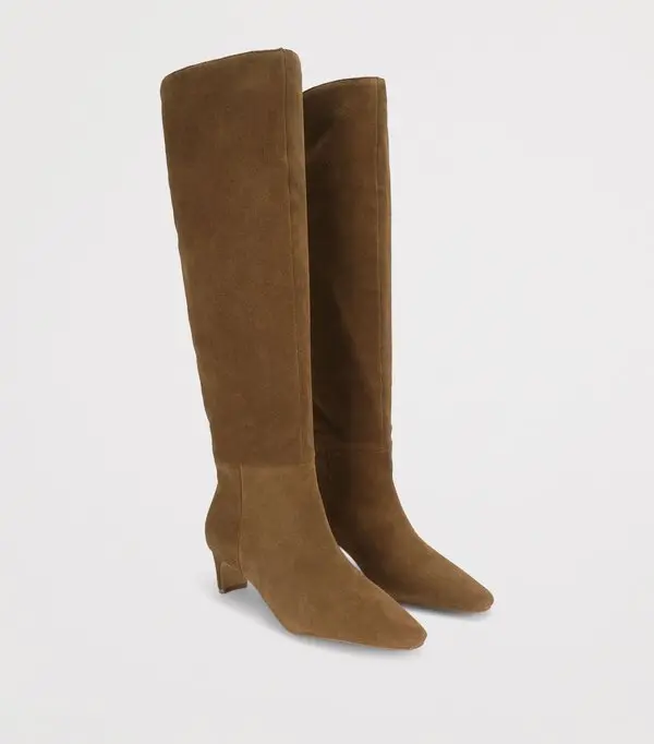 Kurt Geiger Suede Bella Knee-high Boots