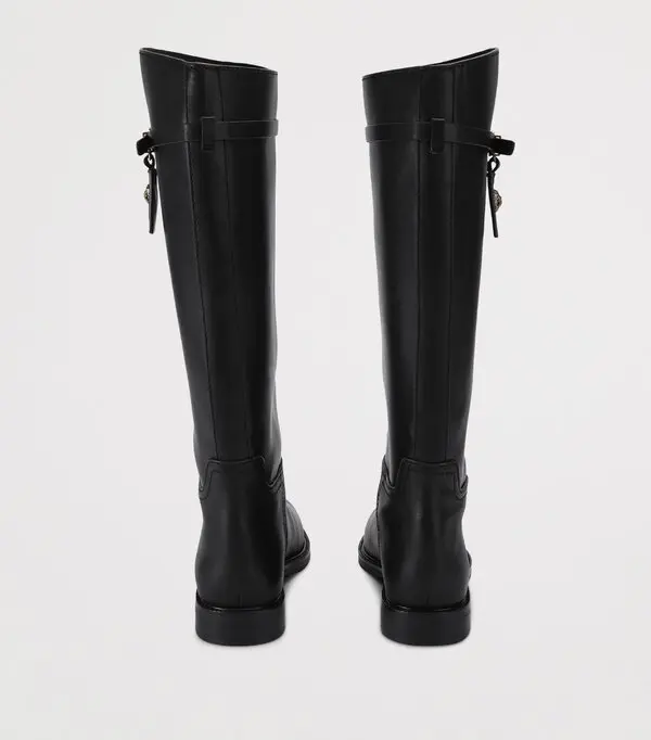 Kurt Geiger Leather Sloane Riding Boots