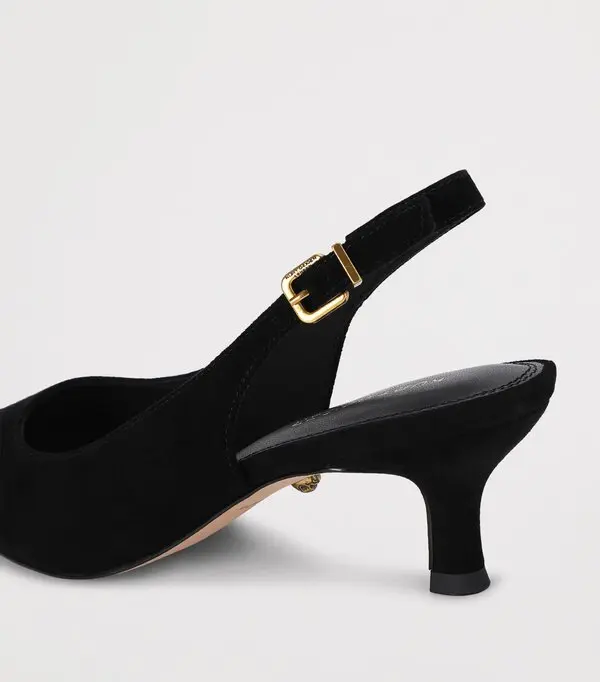 Kurt Geiger Suede Stepney Slingback Pumps