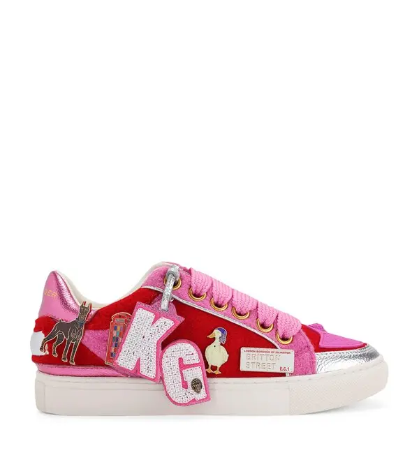 Kurt Geiger Southbank Tag Slim Sneakers - Red
