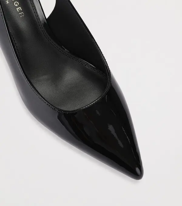 Kurt Geiger Patent Leather Stepney Slingback Pumps