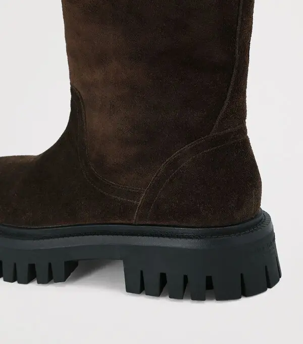 Kurt Geiger Suede Kingly Biker Boots