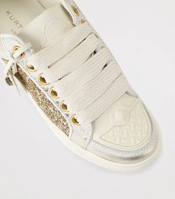 Kurt Geiger Glitter Southbank Tag Sneakers