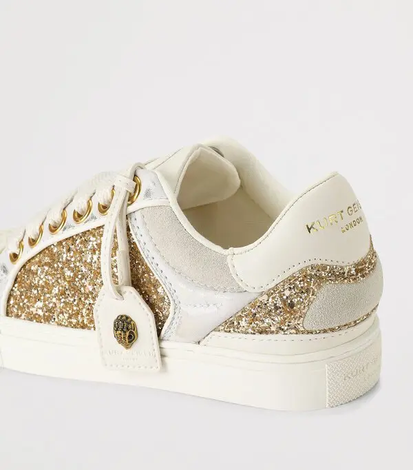 Kurt Geiger Glitter Southbank Tag Sneakers