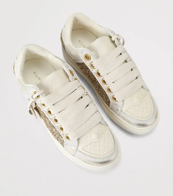 Kurt Geiger Glitter Southbank Tag Sneakers