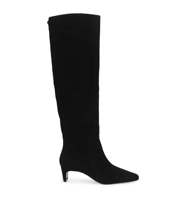 Kurt Geiger Suede Ascot Knee-high Boots - Black
