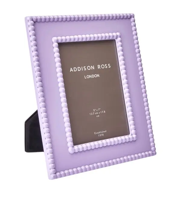 ADDISON ROSS LONDON Lacquer Bobbin Picture Frame - Pink