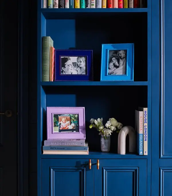 ADDISON ROSS LONDON Lacquer Bobbin Picture Frame - Pink