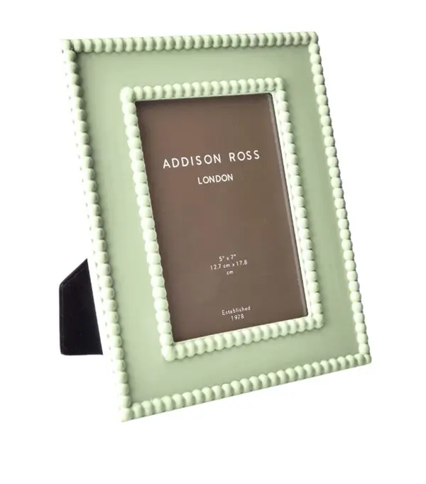 ADDISON ROSS LONDON Lacquer Bobbin Picture Frame - Green