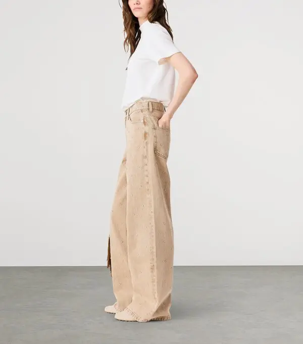 Maje Funnel-neck Zipped T-shirt