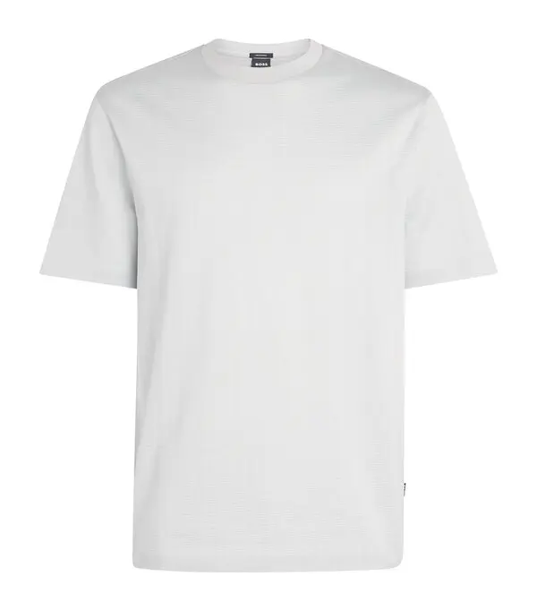 BOSS Cotton Jacquard T-shirt