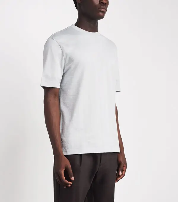 BOSS Cotton Jacquard T-shirt