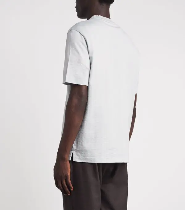 BOSS Cotton Jacquard T-shirt