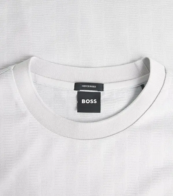 BOSS Cotton Jacquard T-shirt