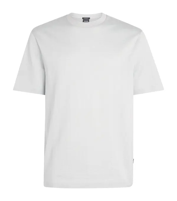 BOSS Cotton Jacquard T-shirt