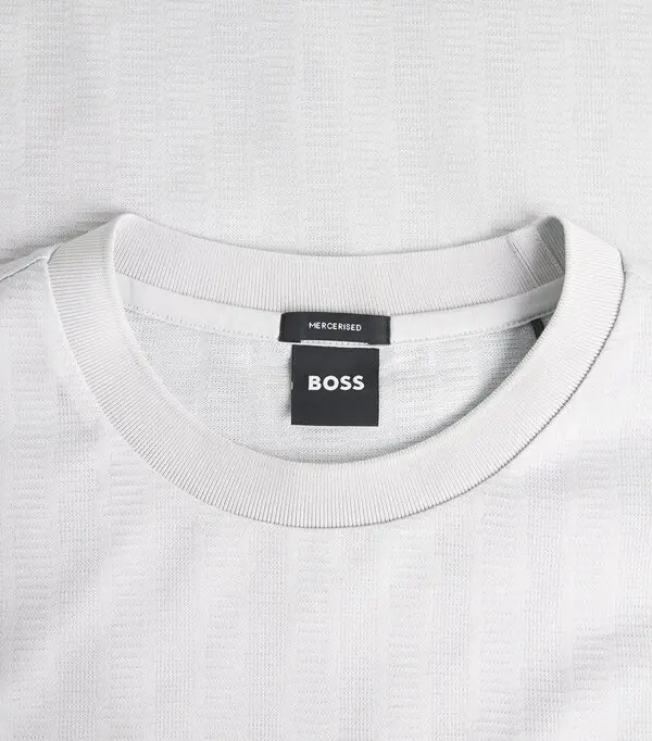 BOSS Cotton Jacquard T-shirt