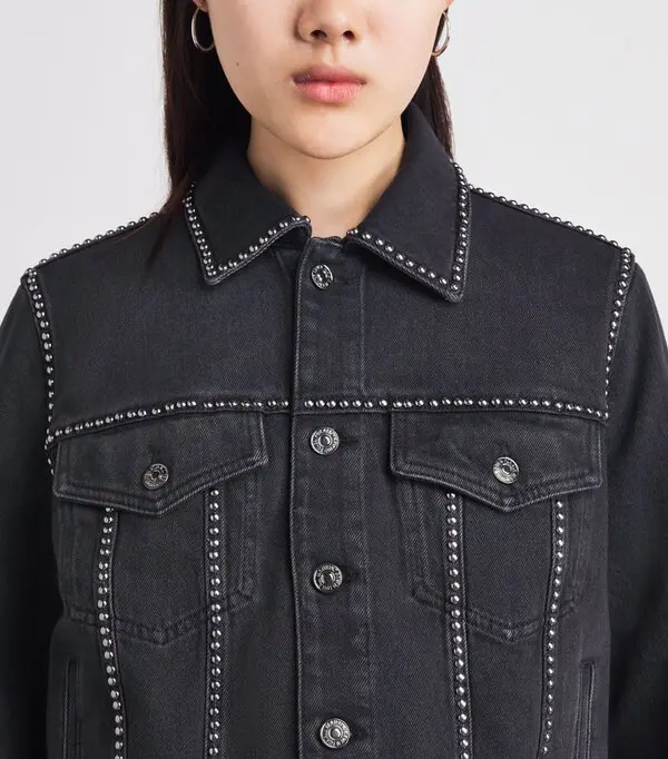 7 For All Mankind Studded Denim Jacket